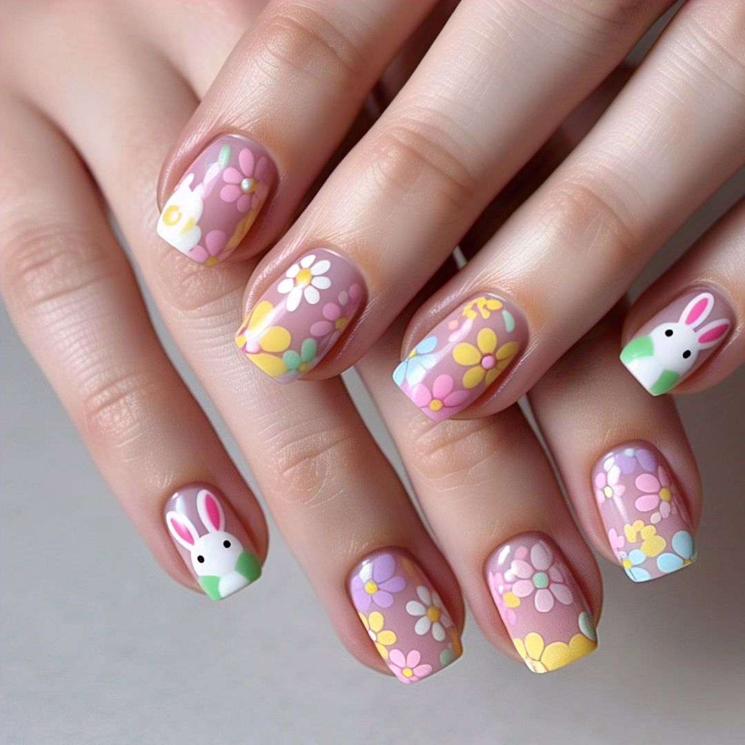 40 Stunning Easter Nail Designs You Need to Try This Year - StatusBuzz